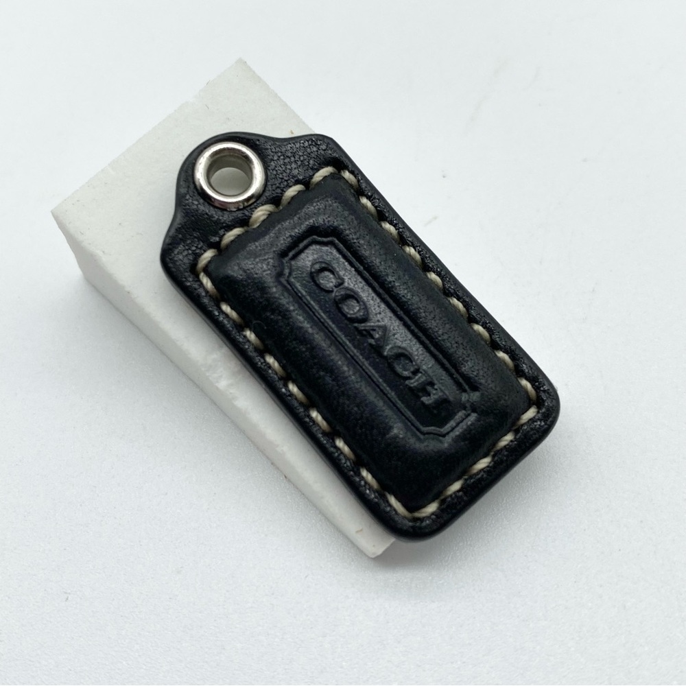 Coach Y2k Era Replacement Hangtag Black Silver - Gem